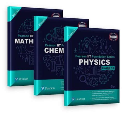 Pearson Iit Foundation Series For Class 10 Set Of 3 Buy Pearson Iit