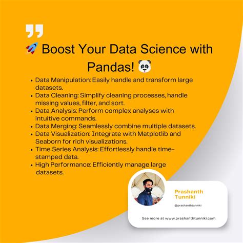 Prashanth Tunniki On Linkedin Pandas Python Datascience