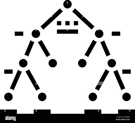 Decision Tree Machine Learning Glyph Icon Vector Illustration Stock Vector Image And Art Alamy