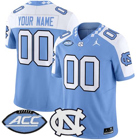 Custom North Carolina Tar Heels Football Alternate Carolina Blue