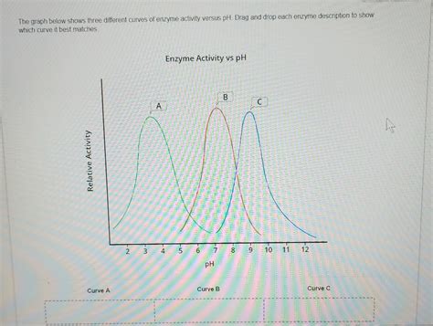 the graph below shows three different curves of