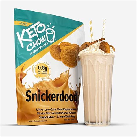 Keto Chow Snickerdoodle Meal Replacement Shake Powder