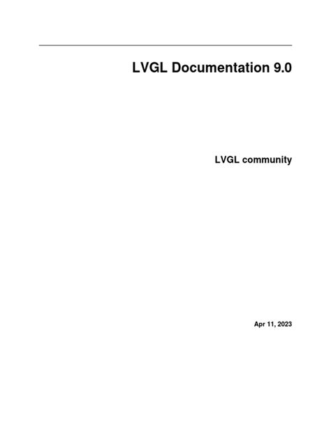 Lvgl Pdf
