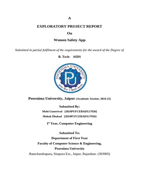 Women Safety App Project Report Pdf Statistical Classification Machine Learning