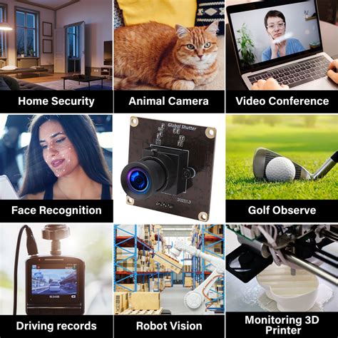 ELP MP Color Global Shutter USB Camera No Distortion Lens High Frame Rate Fps Full HD USB