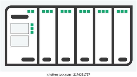 Plc Programable Logic Controller Input Output Stock Vector Royalty Free Shutterstock