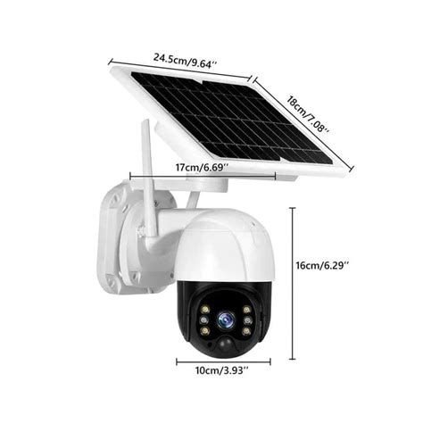 Камера за наблюдение Външна Ir нощно виждане Със слънчев панел Wifi Възможност за Sd карта