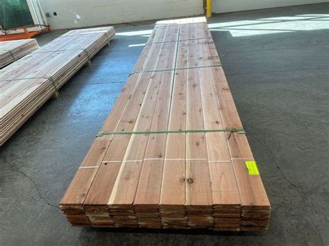 Redwood Tandg Paneling 1x6x16 Lambrecht Auction Inc