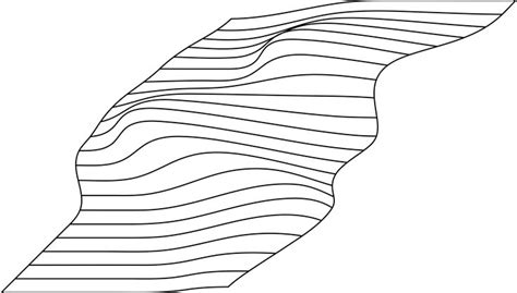 Distorted Grid Pattern Bent Grid In Perspective Curved Mesh Elements Spatial Distortion