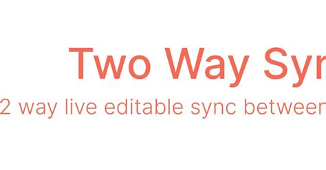 New Pack Automatic 2 Way Sync Coda Maker Community
