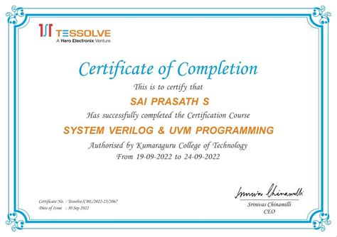 sai prasath sunder raj on linkedin learning vlsi hdl programming