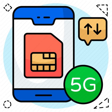Mobile Sim Phone Card Microchip Smartphone Icon Download On