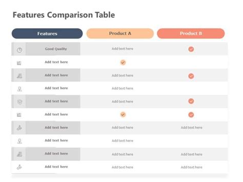 Animated Feature Comparison Powerpoint Template