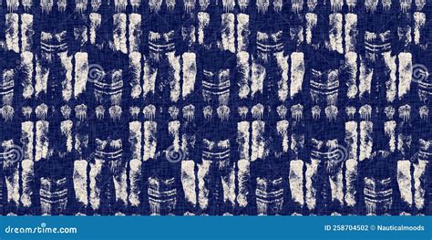 Summer Indigo Batik Block Print Dyed Motif Seamless Border Pattern Fashion Edging Ribbon Trim