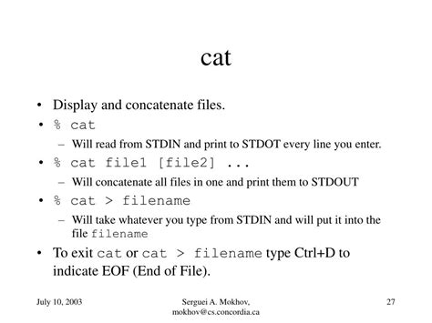 Ppt Unix Commands Powerpoint Presentation Free Download Id159630