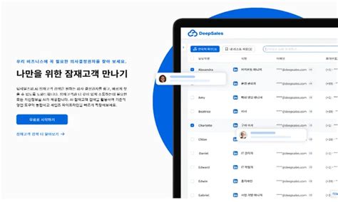 딥세일즈 인공지능 기반 바이어 발굴 솔루션을 제공하는 B2b 스타트업 로아ai