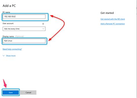 how to remotely access kali linux using remote desktop protocol rdp