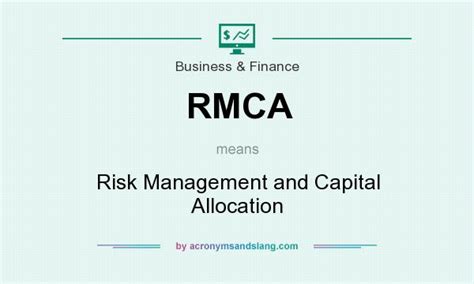 Rmca Risk Management And Capital Allocation In Business And Finance By