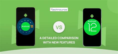 Android 11 Vs 12 Definitions New Features Comparison