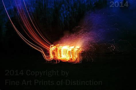 Fire Behaving Strangely Art Print Brandywine General Store