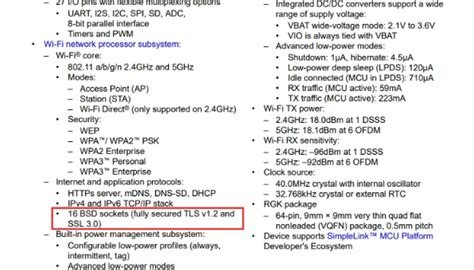 Does Cc3235 Support Tls V12 Wpa Mode Wi Fi Forum Wi Fi Ti E2e