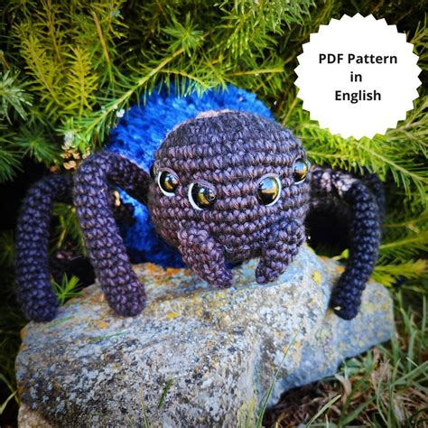 Evy The Chubby Spider Amigurumi Pdf Pattern In English Etsy