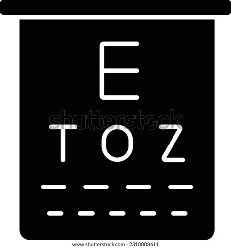 Eye Chart Alphabets Eye Test Acuity Stock Vector Royalty Free Shutterstock