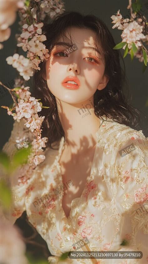 Ai创作图粉色森系 桃花少女 桃夭 唯美花间美人 花花季少女女人花 人面桃花 唯美花下少女 少女花颜 仙女系 仙女桃桃 繁花美人 花间少女 少女粉嫩 花漾女神 昵图网