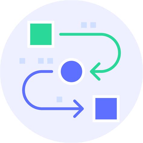 Flow Chart Diagram Modern Icon Clipart Illustration 36080351 Png