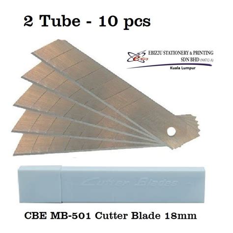 Cbe Cutter Blade 18mm Refill For Big Cutter Knife 1tube 5pcs Mb 501 Cbe Cutter Blade For