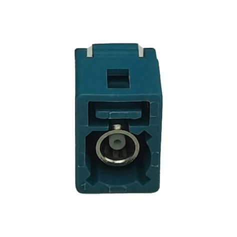 FAKRA Z Type Connector Straight Type Coaxial WaterBlue PCB Connector