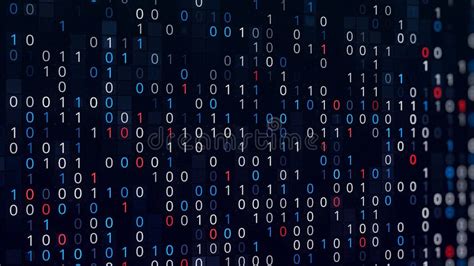 Technical Environment Programming Binary Code Animation Modern Technology Code Concept