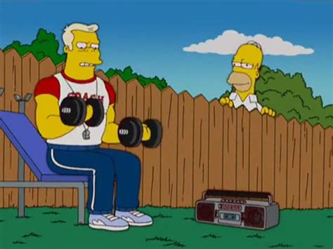 Yarn Hey Coach Do You Mind Turning Down The Music The Simpsons