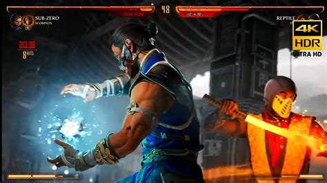 Mortal Kombat 1 Sub Zero Vs Reptile Very Hard Youtube