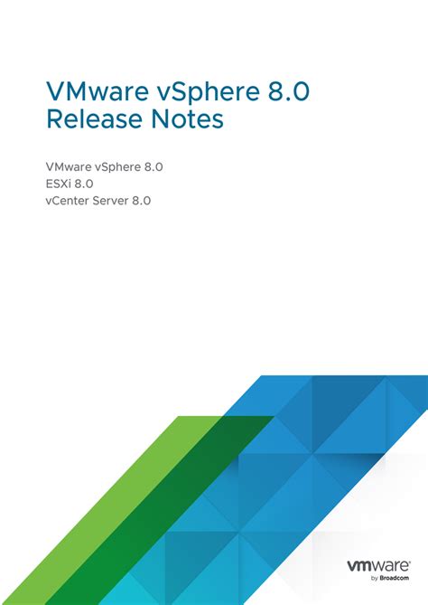 Vmware Vsphere 80 发布说明 Vm技术库