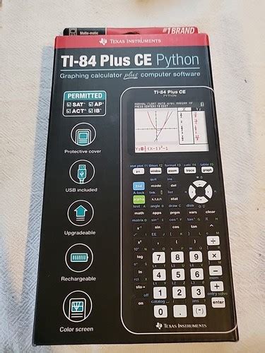 New Texas Instruments Ti 84 Plus Ce Python Graphing Calculator Tested