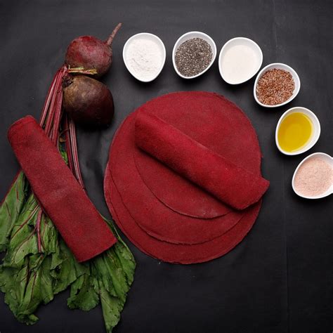 Beetroot Wrap With Pea Protein 8 9gms Protein Gluten Free Pack Of