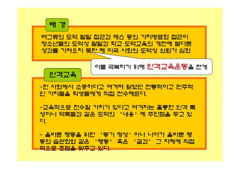 통합적 인격교육으로서의 도덕교육 리코나 인문교육