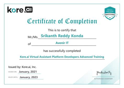 Srikanth Reddy Konda On Linkedin Kore Ai Chatbots Virtualassistants Avenirdigital