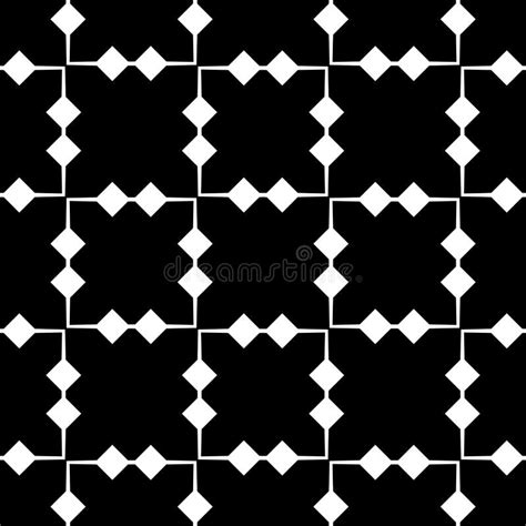 Black And White Vector Seamless Repeted Pattern Design Stock Vector Black And White Vector Seamless Repeted Pattern Design Stock Vector