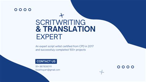 Do Scriptwriting And Translation For You By Trayamtiwari Fiverr