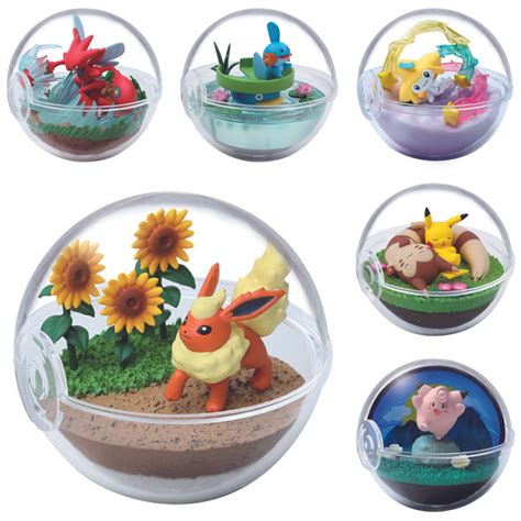 Chính Hãng Re Ment Mô Hình Đồ Chơi Quà Tặng Trẻ Em Pokemon Terrarium 8 Scizor Jirachi