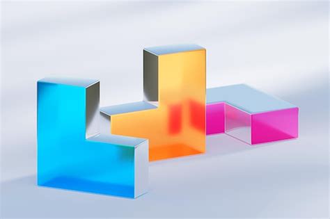 Premium Photo 3d Illustration Of A Colorful Nodes Fantastic Shapes