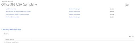 Dynamics 365 Sales Territories Carl De Souza