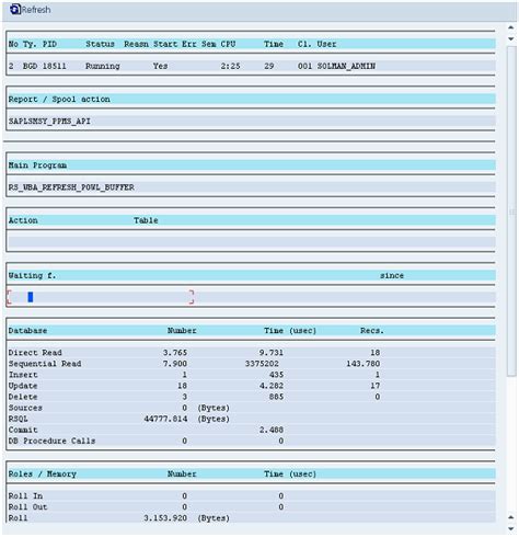 Understand How To Check The SAP ABAP Work Process Activity