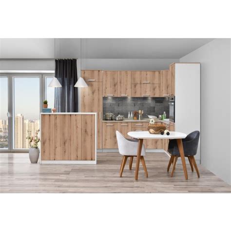 Шкаф с една врата и рафт D30 Дъб Артисан Модулни кухни Мебели и интериор Продукти