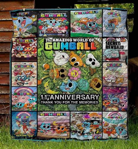 The Amazing World Of Gumball Blanket Th1607 Quilt Dreamrooma