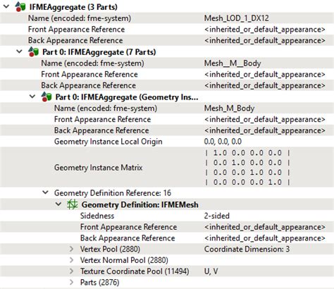Autodesk Fbx Feature Representation