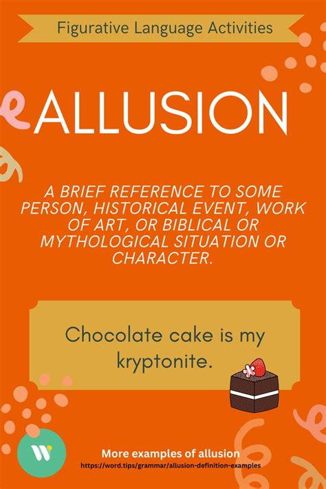 Whats Allusion Figurative Language Activities In 2025 Allusion