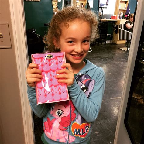 Ruby Getting Her Peeps After Her Haircut ️ Rusted Roots Hair Cuts Barber Salon